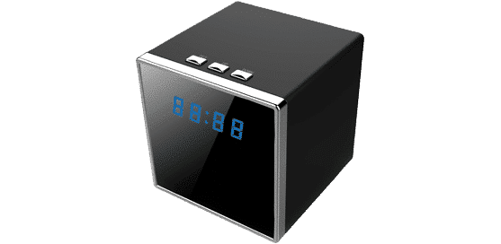 Full-HD-Camera with WiFi in Tableclock (Cube) camouflaged and ...